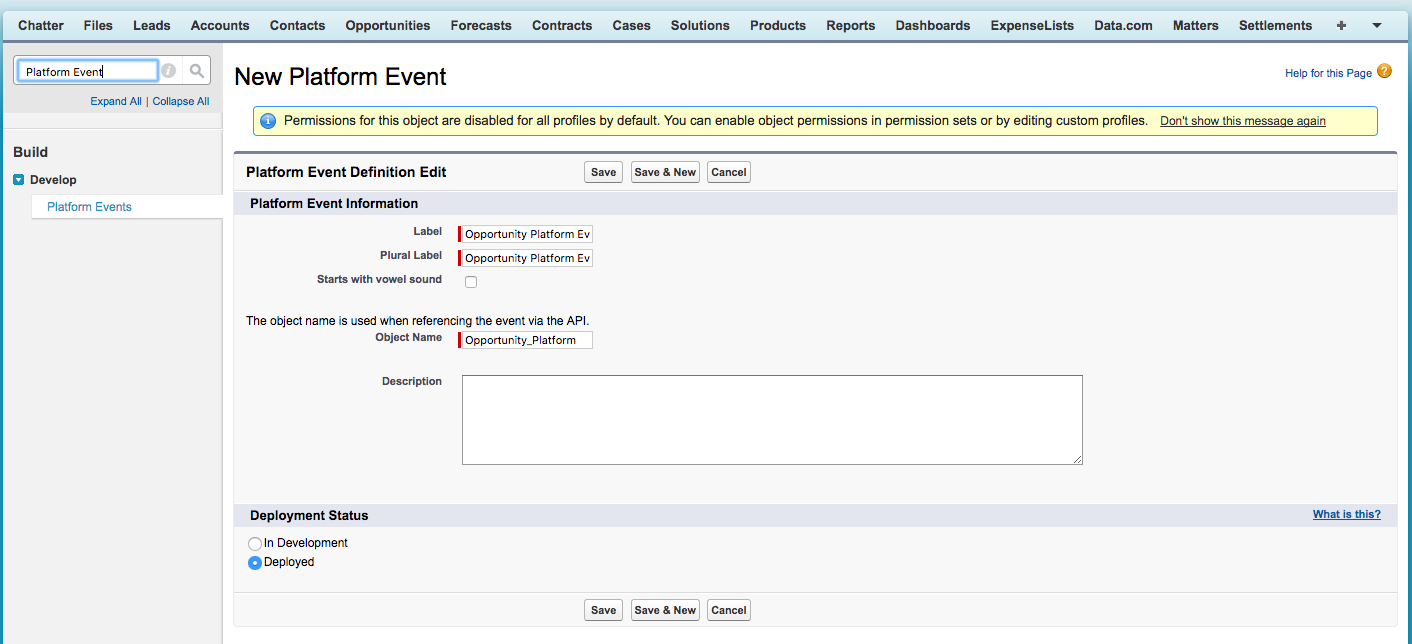 An Introduction To Salesforce Platform Events Sfdc Beginner